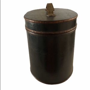 off saks | Storage & Organization | Off 5th Ave Large Black Leather ...